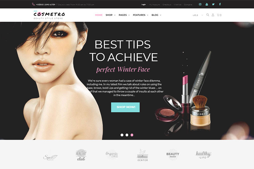 15 Natural Cosmetics and Make Up WordPress Themes - WP Daddy