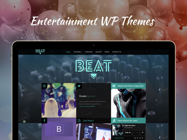 Best Entertainment WordPress Themes - WP Daddy