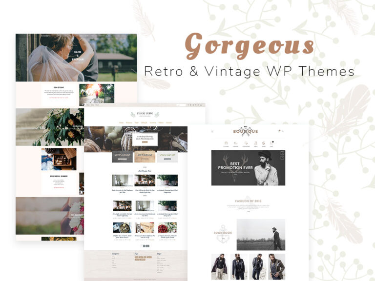 Gorgeous Retro and Vintage WordPress Themes - WP Daddy