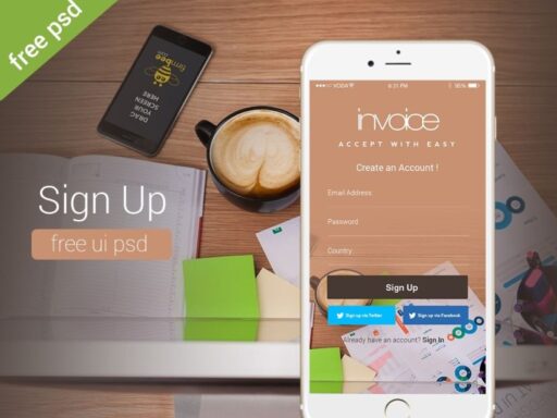 Free Education Icon Set + Free Sign Up Screen UI PSD - WP Daddy