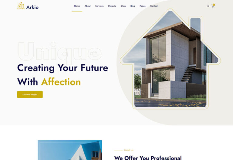 Interior and Architecture WordPress Themes - WP Daddy
