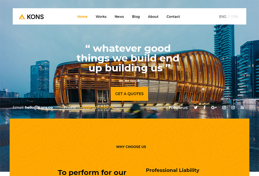 Industrial WordPress Themes for Construction Businesses - WP Daddy