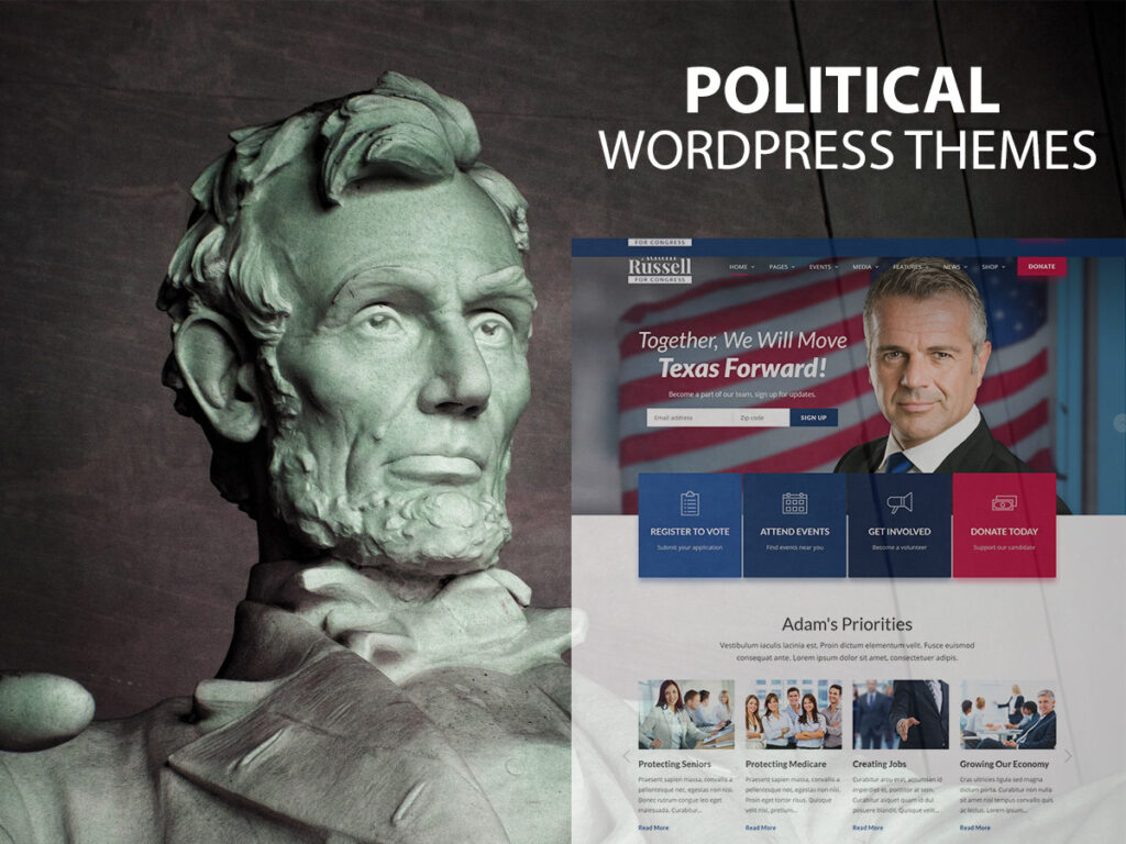 Political Campaign, Government and Municipal WP Themes - WP Daddy