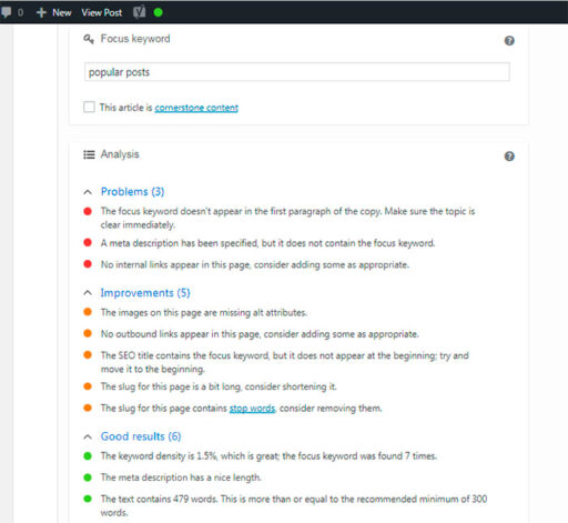 yoast-analysis – WP Daddy