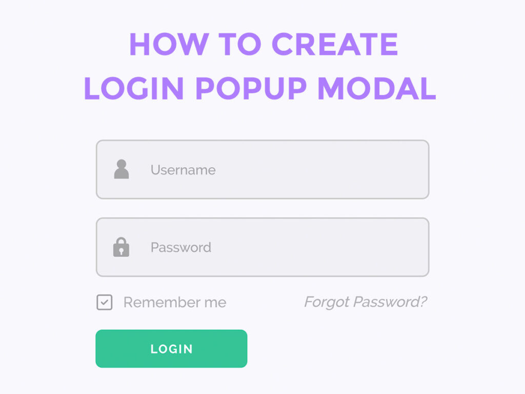 How to Create a Login Popup Modal in WordPress - WP Daddy