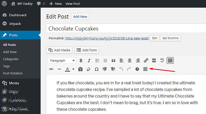 How To Add A Justify Text Feature In WordPress WP Daddy