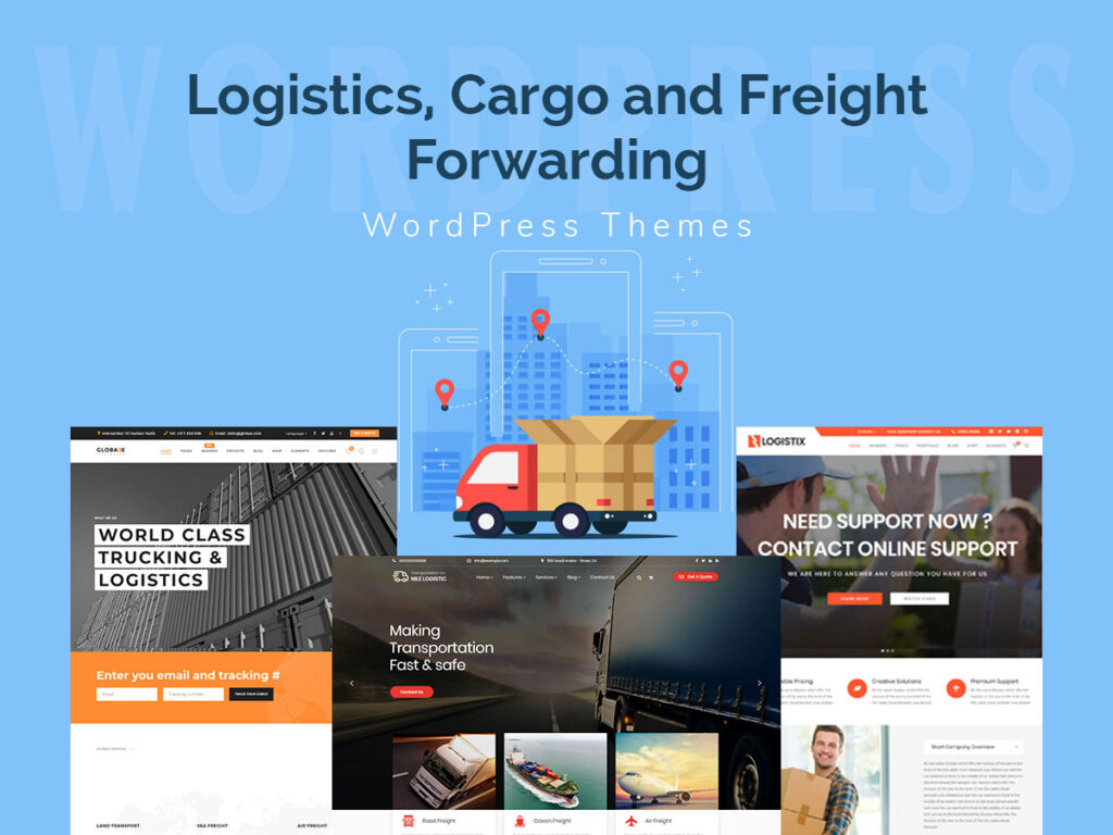 Logistics, Cargo and Freight Forwarding WordPress Themes - WP Daddy