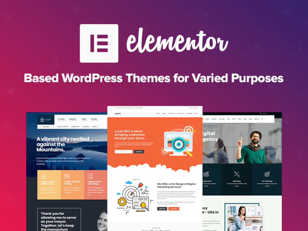 Elementor Based WordPress Themes for Varied Purposes - WP Daddy