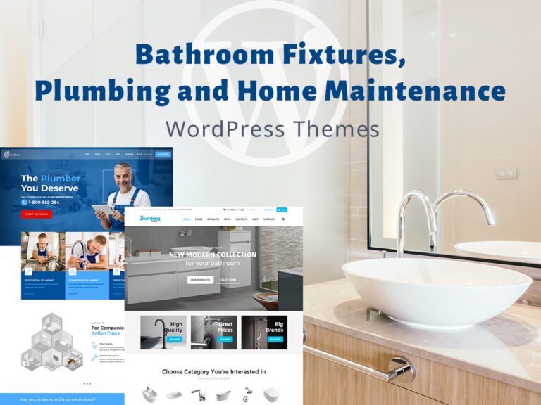 Bathroom Fixtures and Home Maintenance WP Themes - WP Daddy