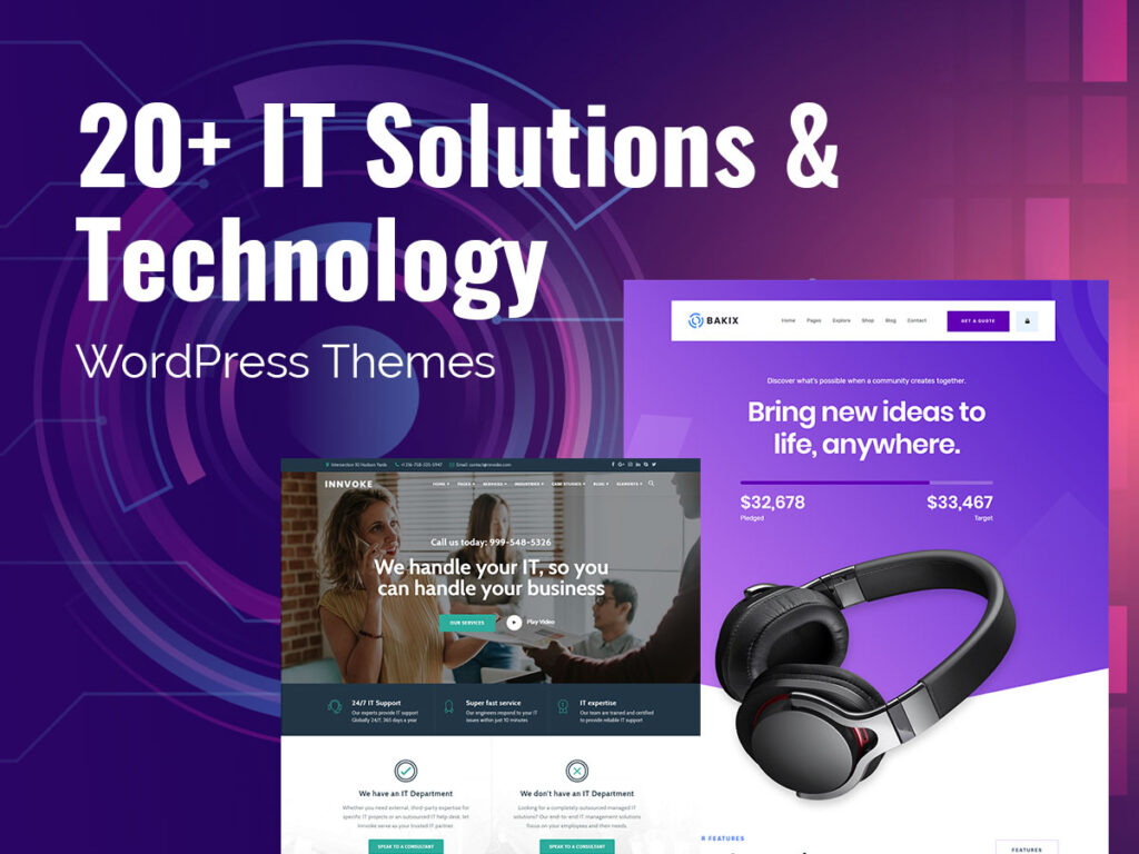 20+ IT Solutions and Technology WordPress Themes - WP Daddy