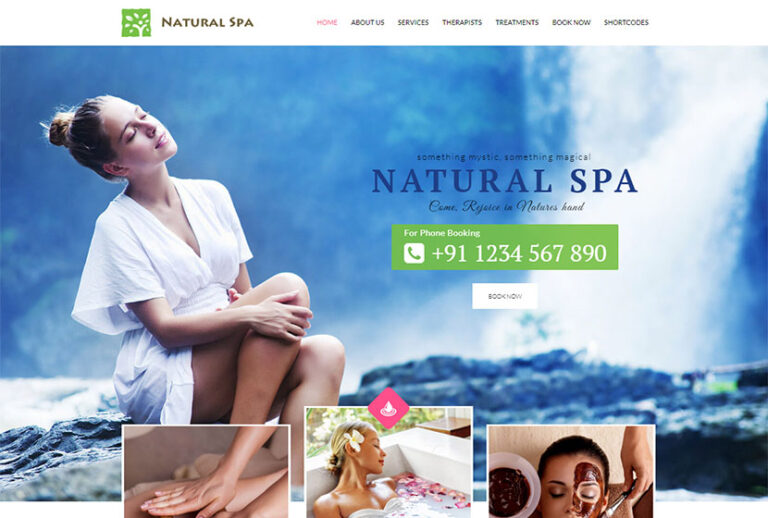 15 Spa Care And Beauty Salons Wordpress Themes Wp Daddy