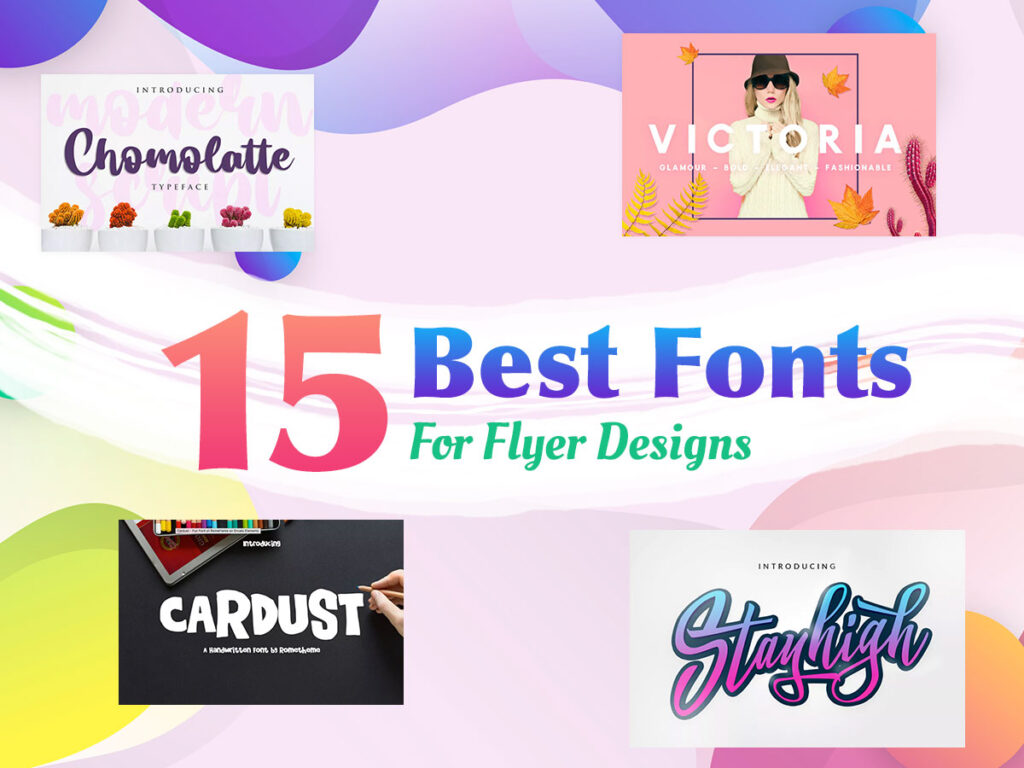 15 Best Fonts For Flyer Designs - Envato Elements - WP Daddy