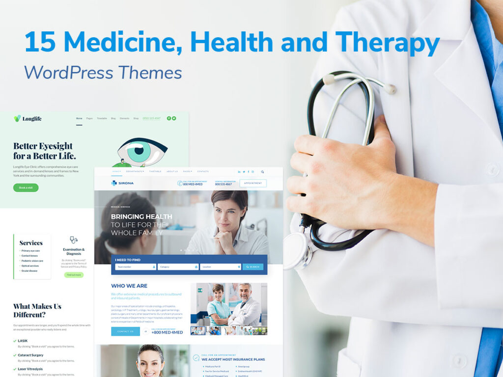15 Medicine, Health and Therapy WordPress Themes - WP Daddy