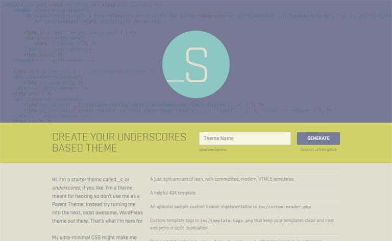 Top 12 Most Recognized WordPress Theme Frameworks - WP Daddy