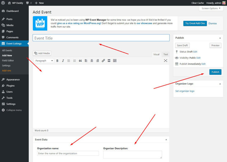 WP Event Manager - Extensive Solution to Schedule Meetups - WP Daddy