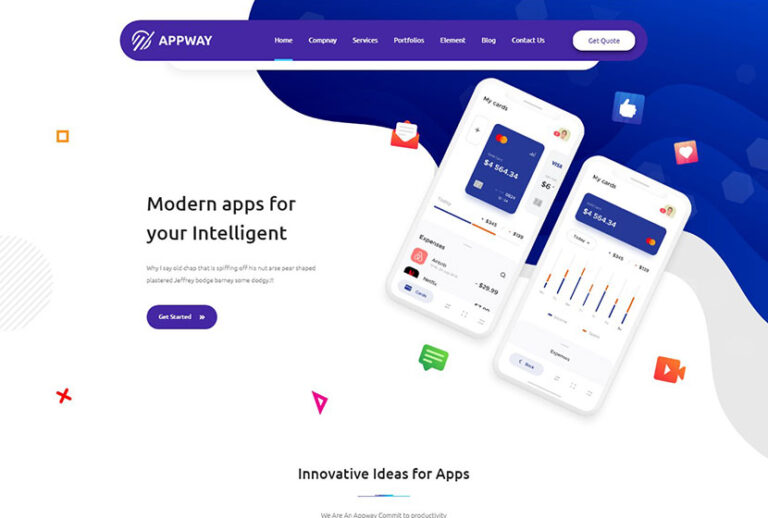 15 App Showcase WordPress Themes for App Landings - WP Daddy